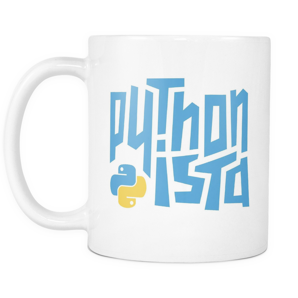 "Pythonista" Python Mug Nerdlettering